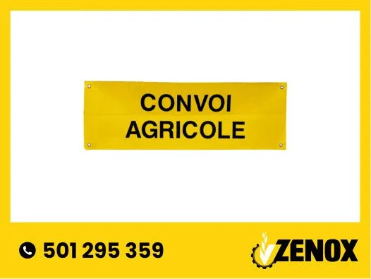 Tablica ostrzegawcza francuska CONVOI AGRICOLE - 20799016 - GRANIT