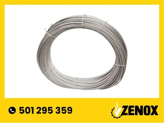 Lina linka stalowa nierdzewna 8mm splot 7x19 , cena za metr - 4054000005 - GRANIT