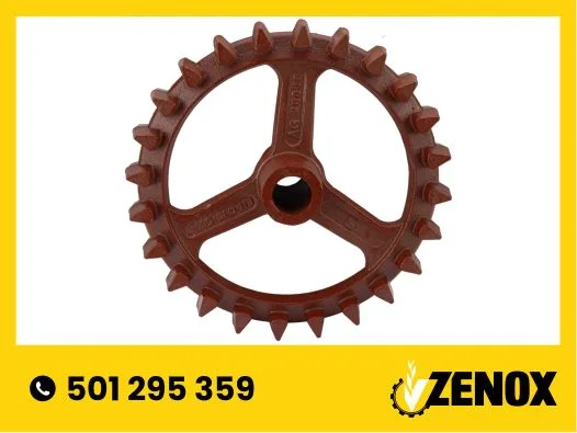 Pierścień koło żeliwne wału CROSSKILL fi 350mm do wału fi 40mm GRANIT ...