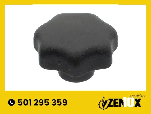 Pokrętło gwiazdowe uchwyt docisk M8 K40 DIN 6336 - 4856336 40M08 - GRANIT