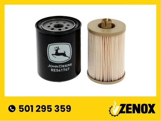 Zestaw komplet filtrów paliwa do John Deere JD wiele modeli RE541746 ...