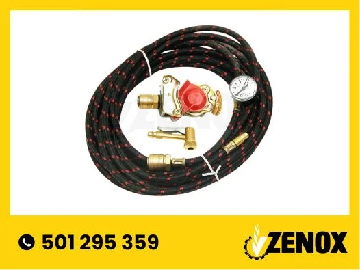 Zestaw pneumatyczny do pompowania kół ze złącza ciągnika 8m 10bar ...